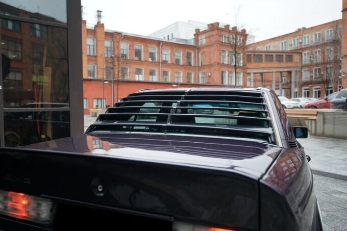 MERCEDES-BENZ 190E W201 rear window louvers/window blinds Auto-plas ...