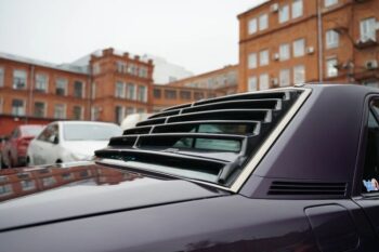 MERCEDES-BENZ 190E W201 rear window louvers/window blinds Auto-plas ...