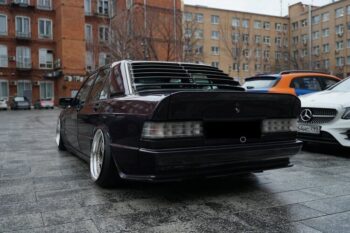 MERCEDES-BENZ 190E W201 rear window louvers/window blinds Auto-plas ...