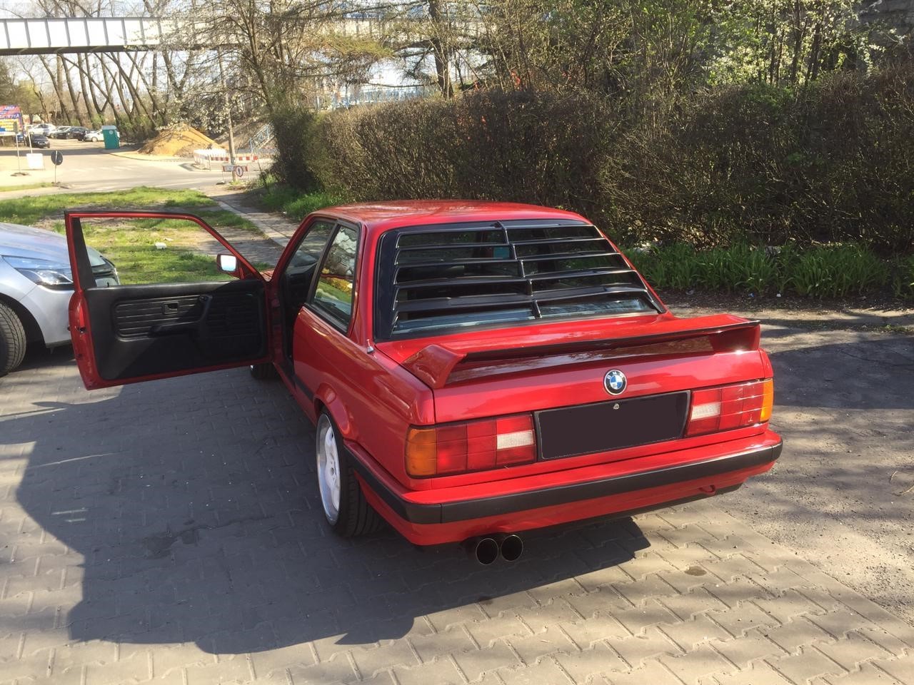 BMW E30 Rear Window Louver Visor Blinds abs-plastic | Auto Sport Plastic