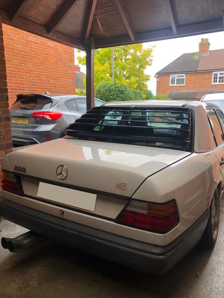 MERCEDES-BENZ W124 rear window louvers/window blinds – Auto Sport Plastic