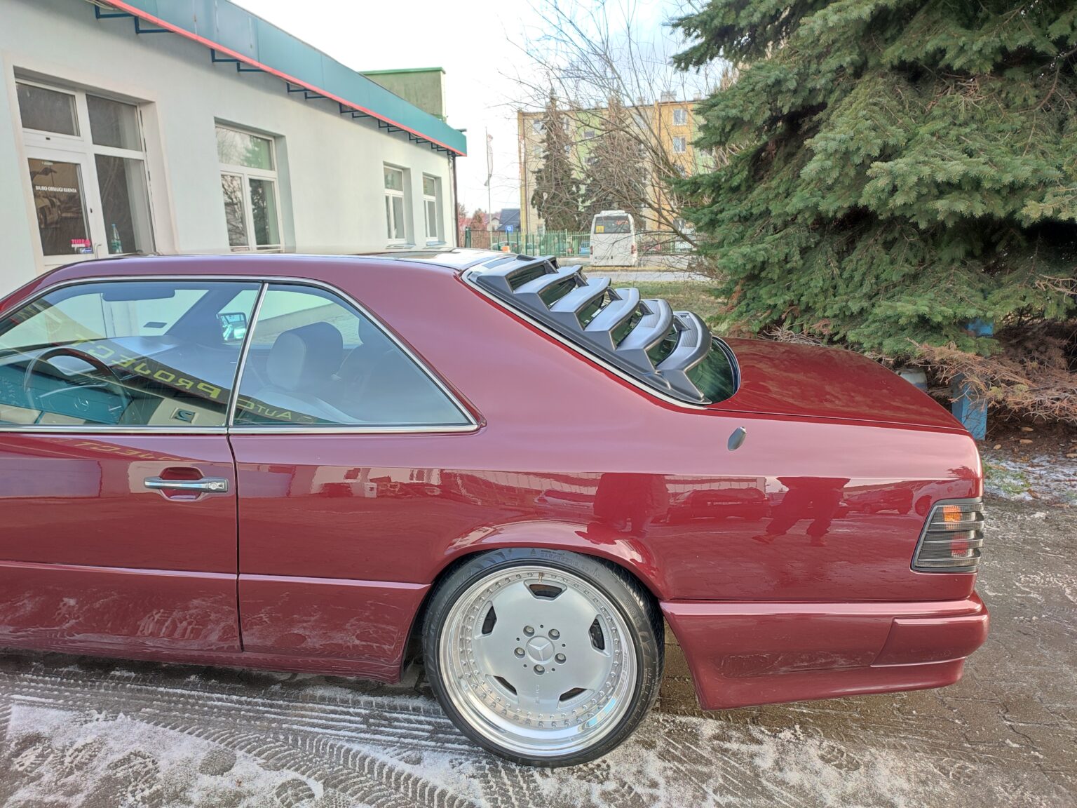 MERCEDES-BENZ C124 (W124 coupe) rear window louvers/window blinds ...