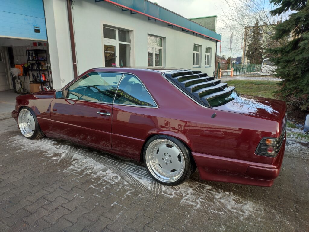 MERCEDES-BENZ C124 (W124 coupe) rear window louvers/window blinds ...