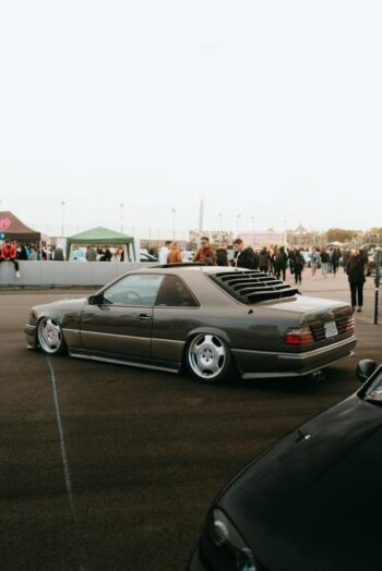 MERCEDES-BENZ C124 (W124 coupe) rear window louvers/window blinds ...