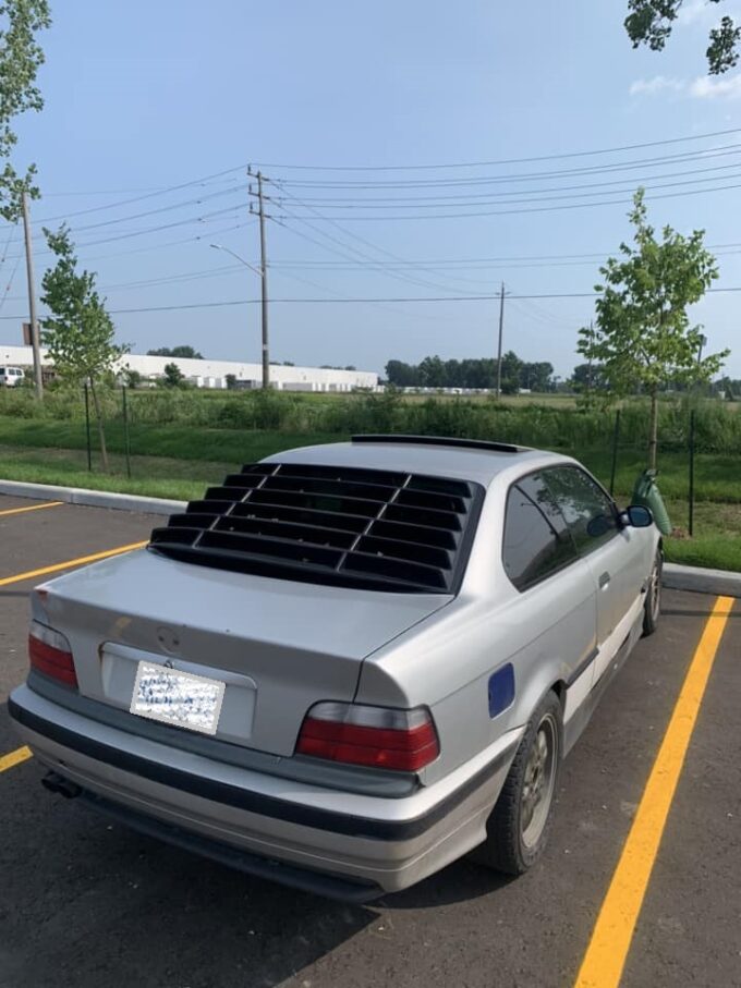 Louver/blinds BMW e36 sedan abs-plastic – Auto Sport Plastic