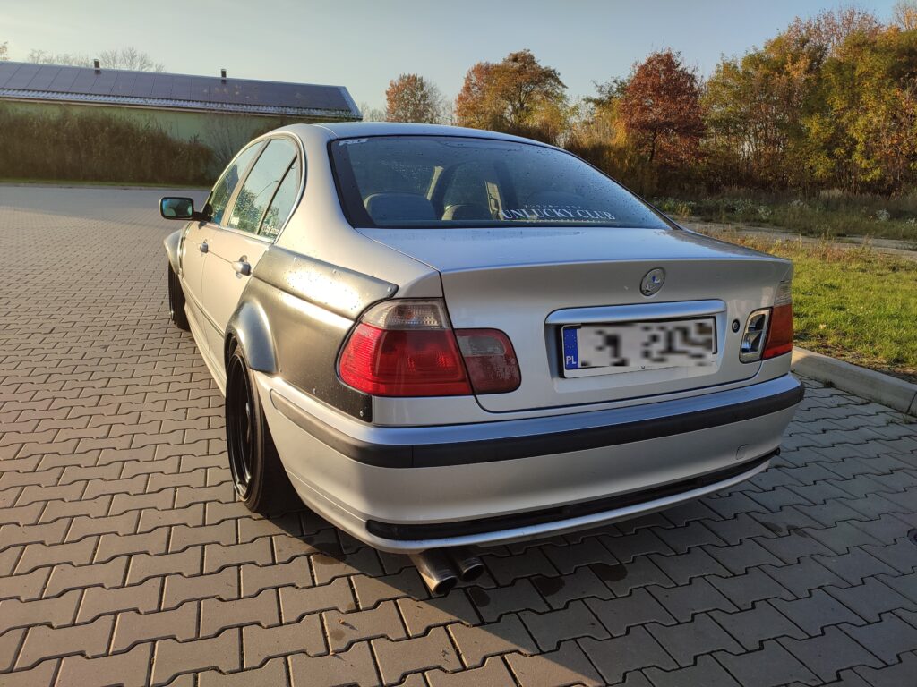 BMW e46 sedan REAR fenders flares (Felony Form style) | Auto Sport Plastic