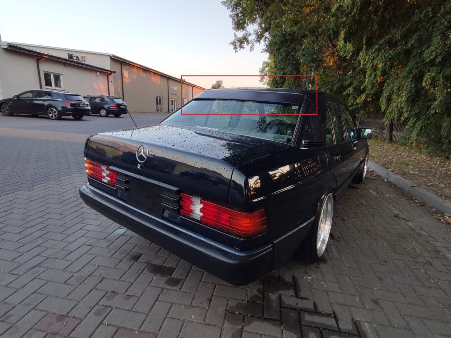 Rear window spoiler Mercedes-Benz 190 W201 | Auto Sport Plastic