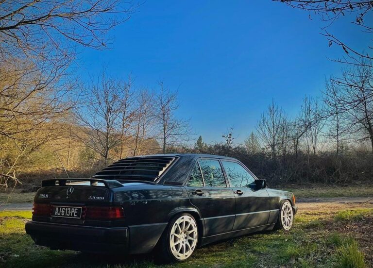 MERCEDES-BENZ 190E W201 rear window louvers/window blinds Auto-plas ...