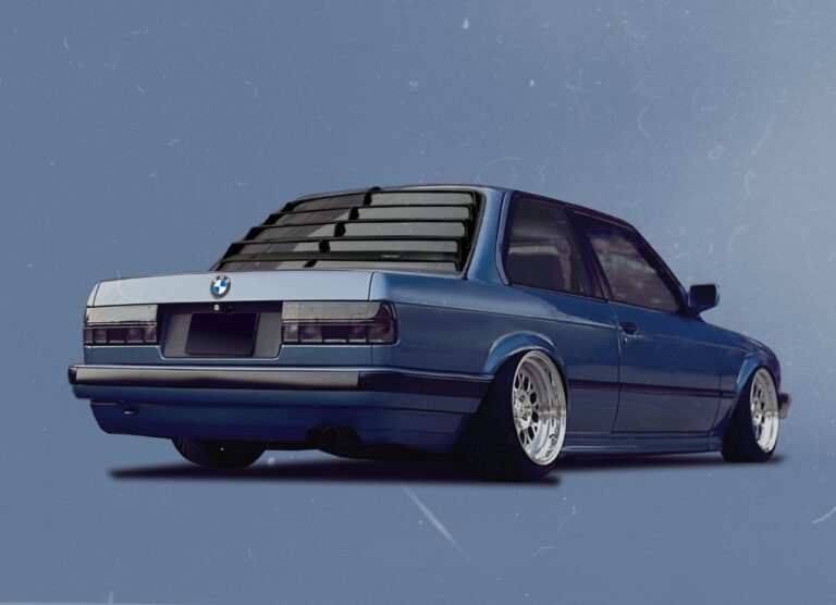 BMW E30 Rear Window Louver Visor Blinds abs-plastic – Auto Sport Plastic