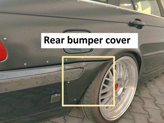 BMW e46 sedan REAR fenders flares (Felony Form style) | Auto Sport Plastic