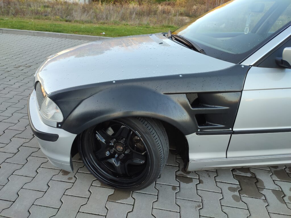 BMW E46 coupe front fenders flares (Felony Form style) | Auto Sport Plastic